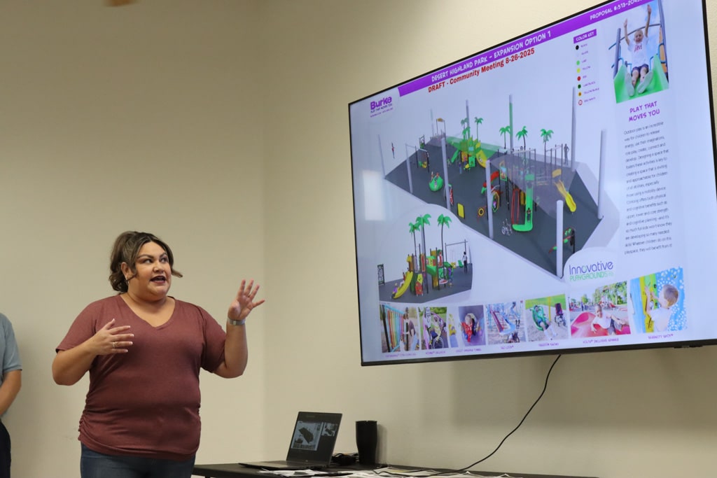 Community weighs in on Desert Highland playground designs ⋆ The Palm ...